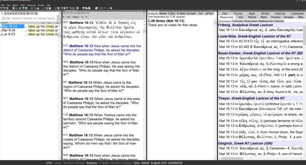 Review of Bibleworks 10, Part 1: Interface and Design - exegetical.tools